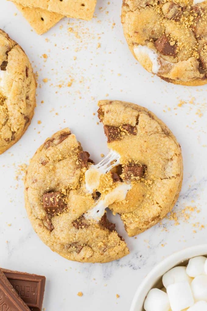 Easy S'mores Cookies Recipe - The First Year