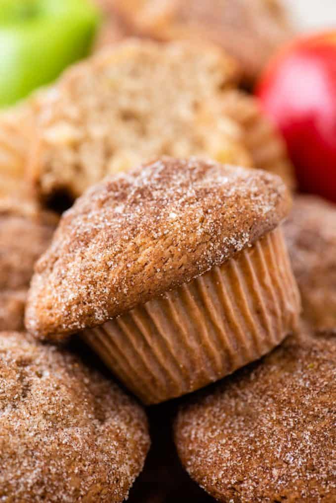 Moist Apple Cinnamon Muffin with Apple Chunks - The First Year