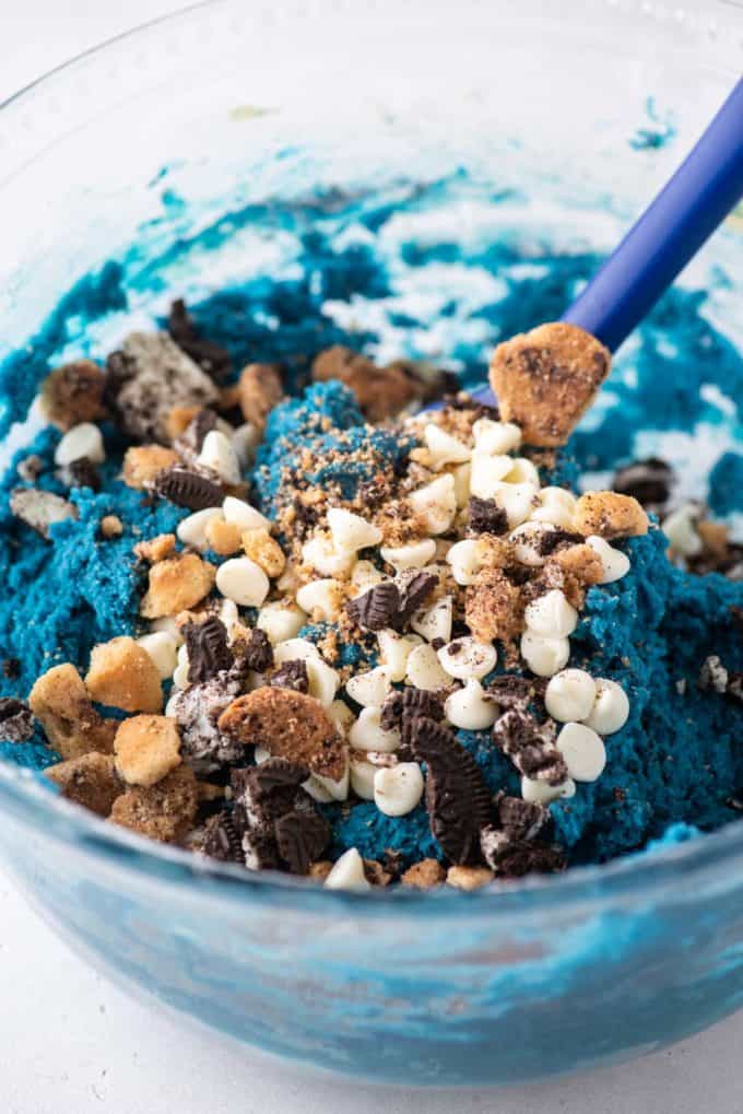 The Best Loaded Cookie Monster Cookies - The First Year