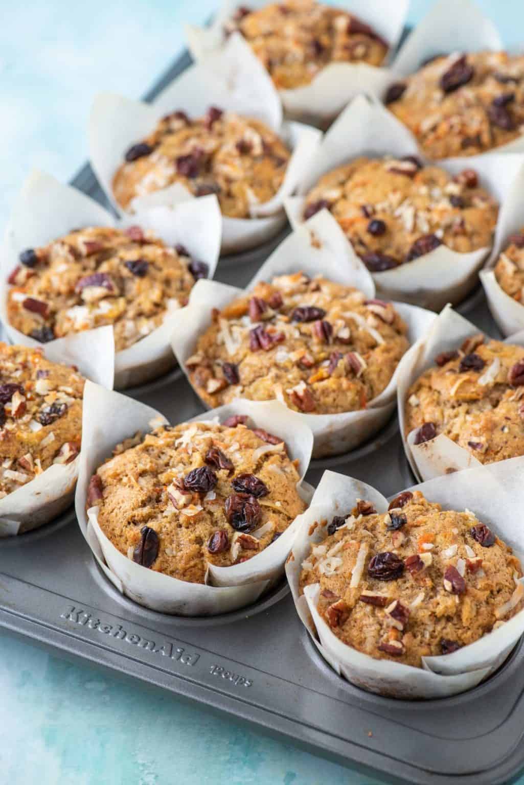 Best Morning Glory Muffins (with Pineapple, Apple, and Carrots!) - The ...