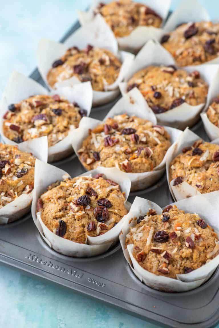 Best Morning Glory Muffins (with Pineapple, Apple, and Carrots!) - The ...