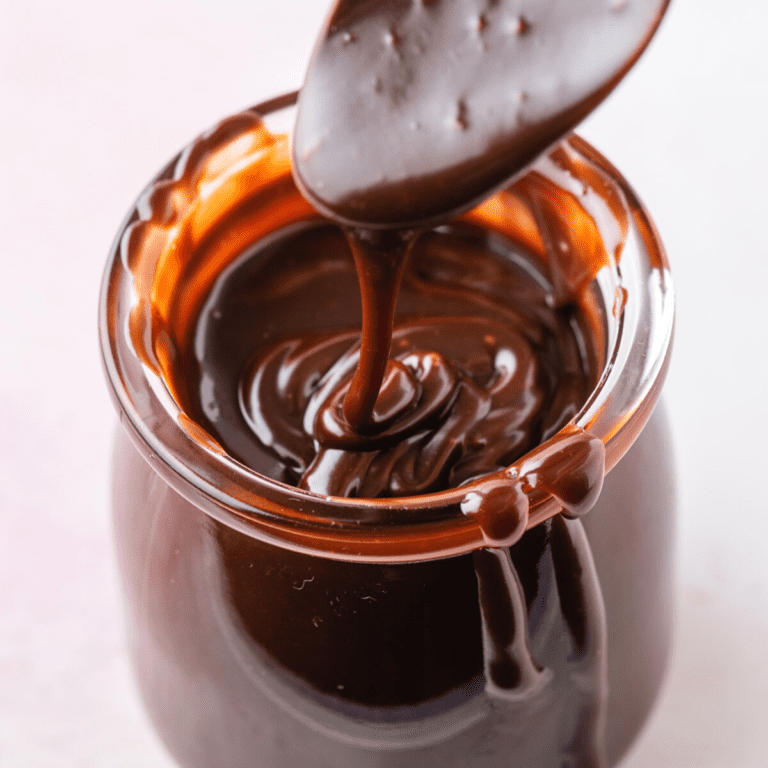2 Minute Chocolate Fudge Sauce Recipe - The First Year