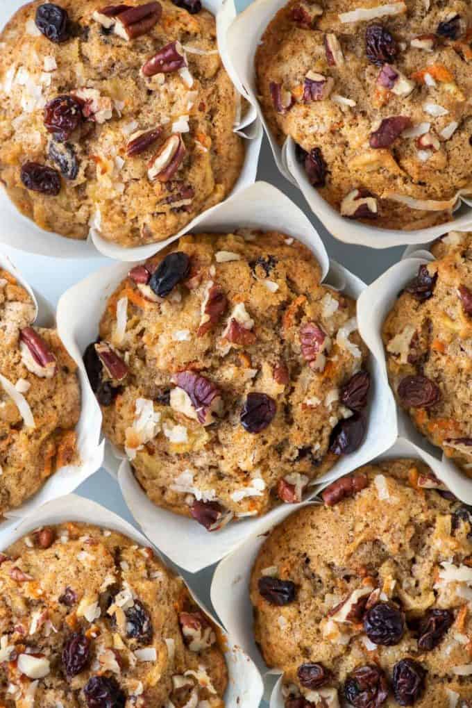 Best Morning Glory Muffins (with Pineapple, Apple, and Carrots!) - The ...