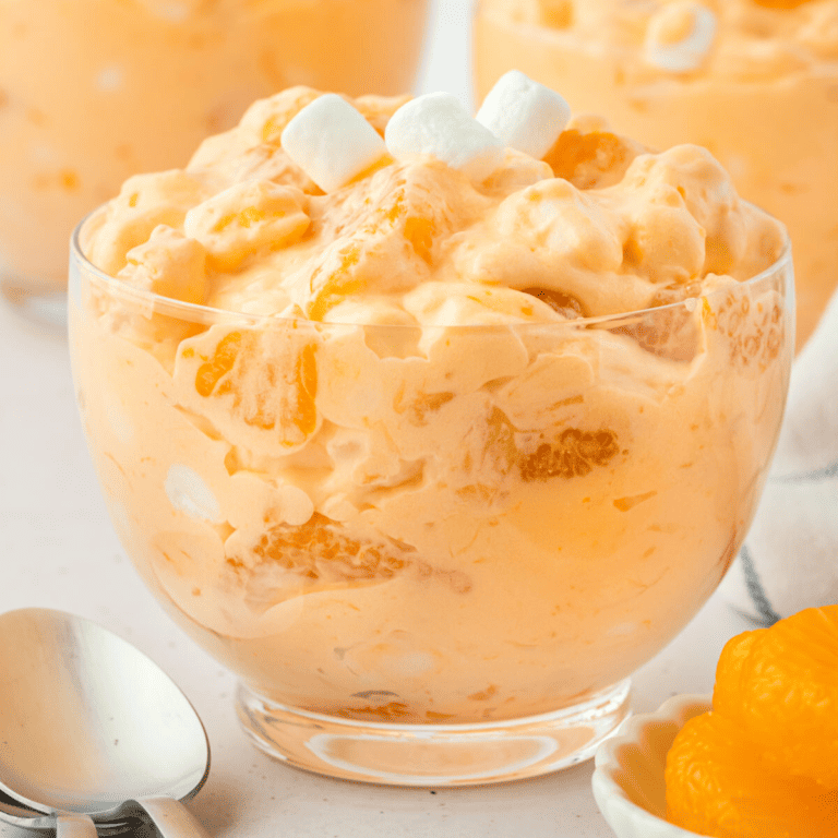 Party Favorite Orange Fluff Salad - The First Year