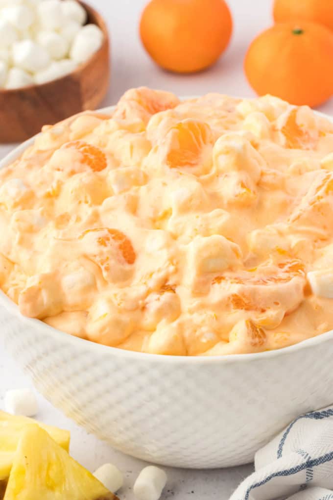 Party Favorite Orange Fluff Salad - The First Year