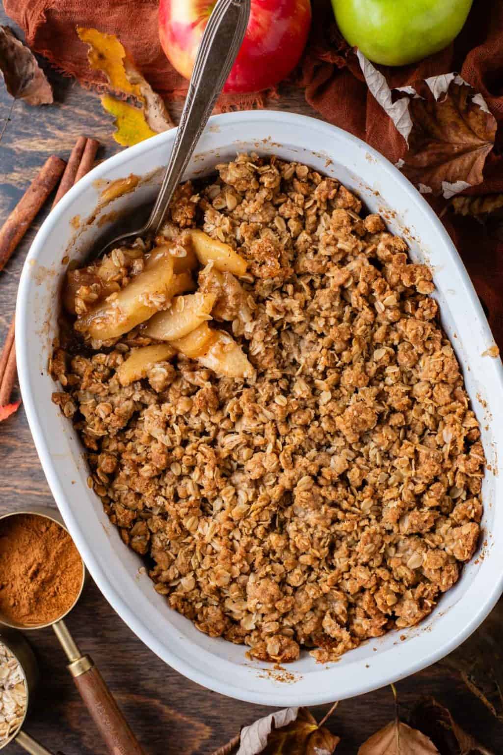 Apple Crisp Recipe With Oatmeal - The First Year