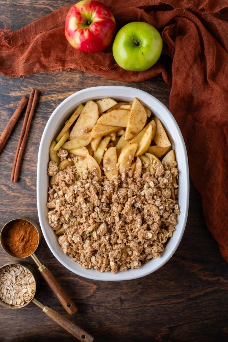 Apple Crisp Recipe With Oatmeal - The First Year