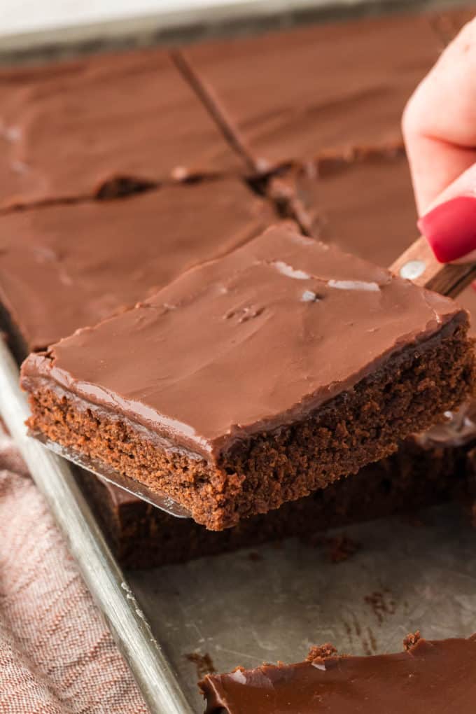 Texas Chocolate Sheet Cake Recipe - The First Year