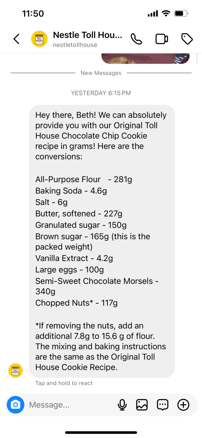 Toll House Chocolate Chip Cookies Recipe - The First Year