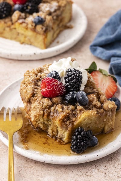 French Toast Breakfast Casserole - The First Year