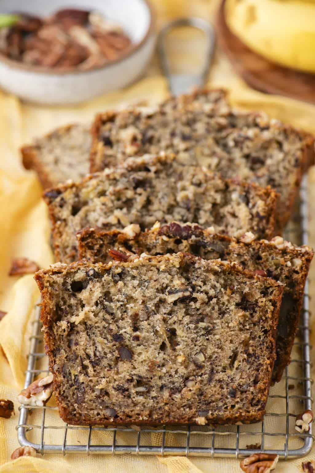 Moist Banana Nut Bread - The First Year