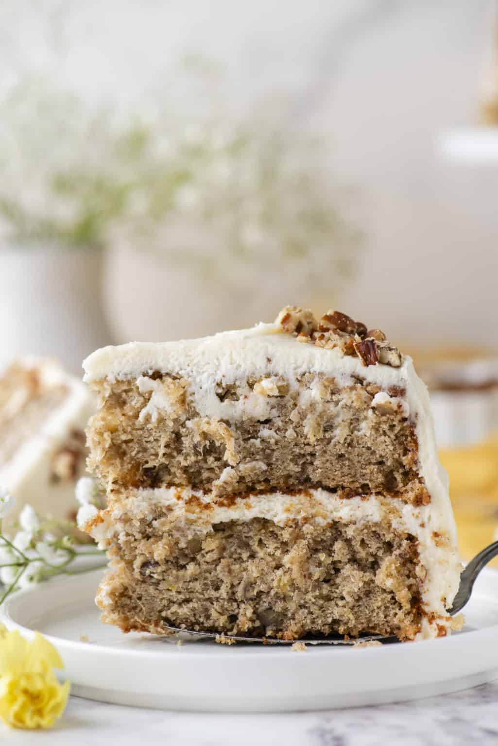 Hummingbird Cake with Cream Cheese Frosting - The First Year