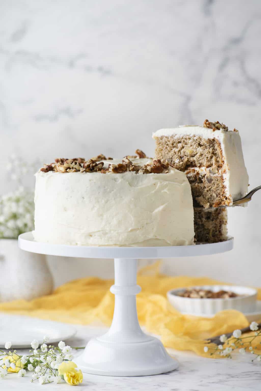 Hummingbird Cake with Cream Cheese Frosting - The First Year