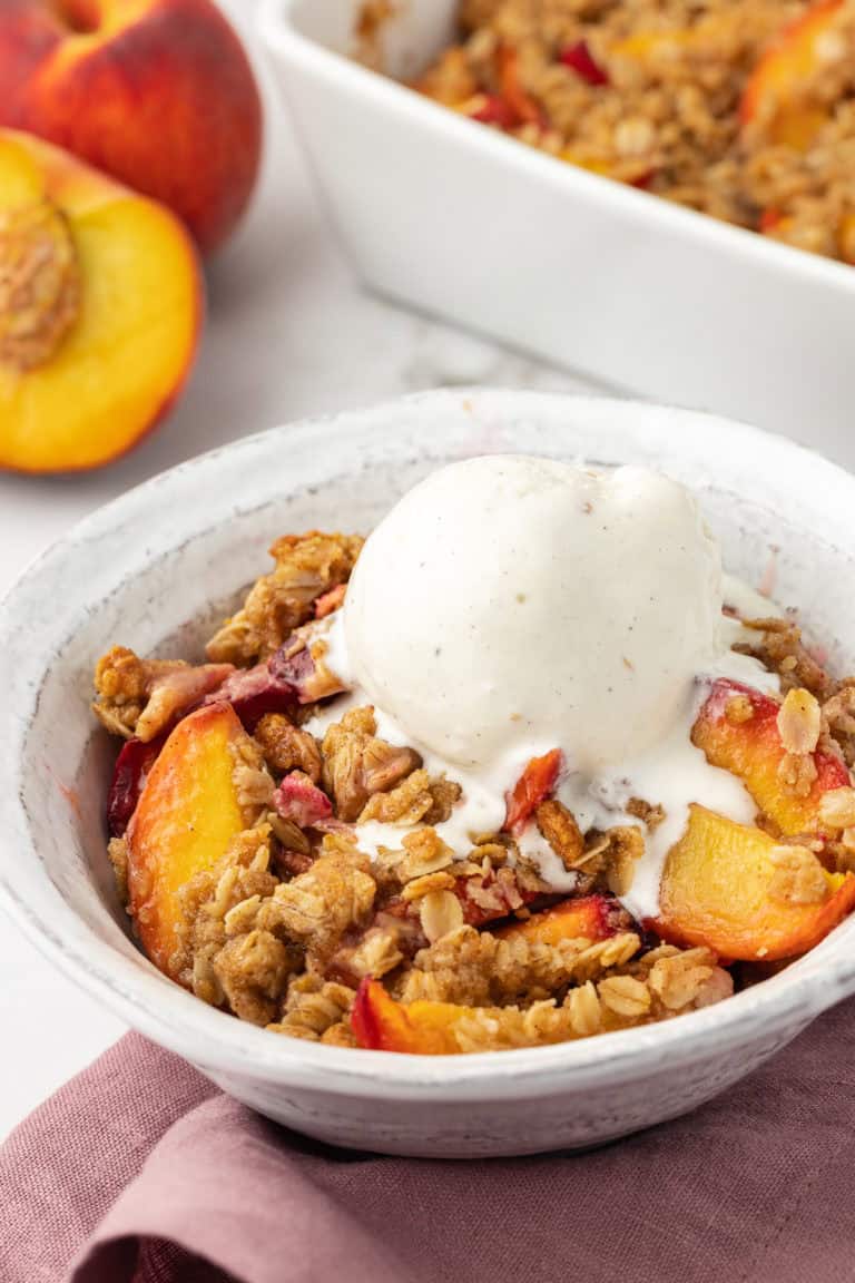 Best Peach Crisp Recipe - The First Year