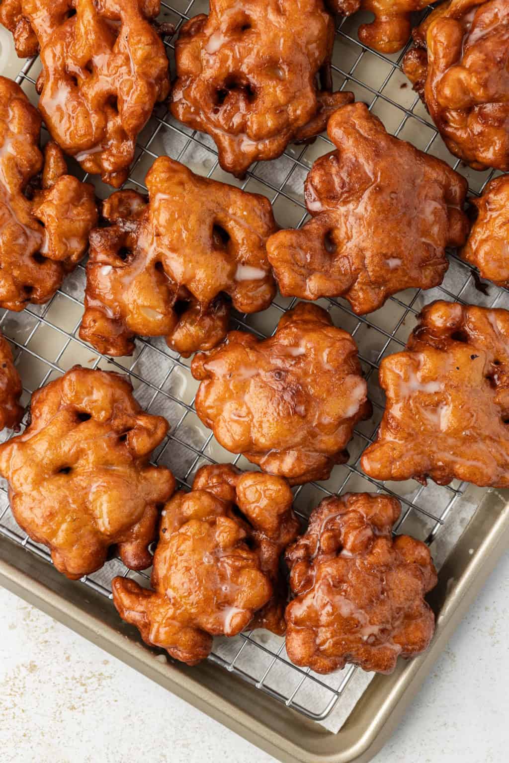 Homemade Apple Fritters - The First Year