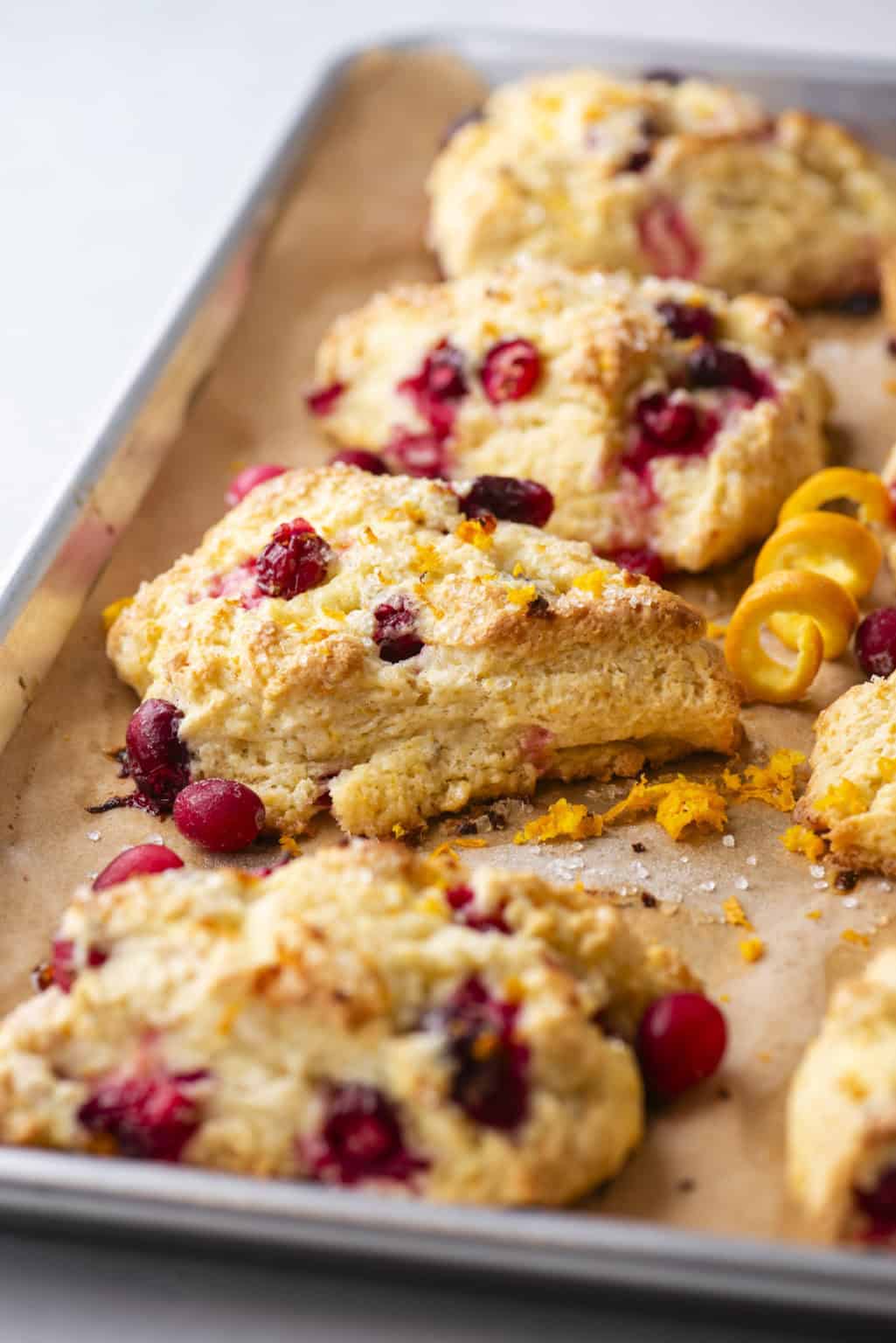 Orange Cranberry Scone Recipe - The First Year