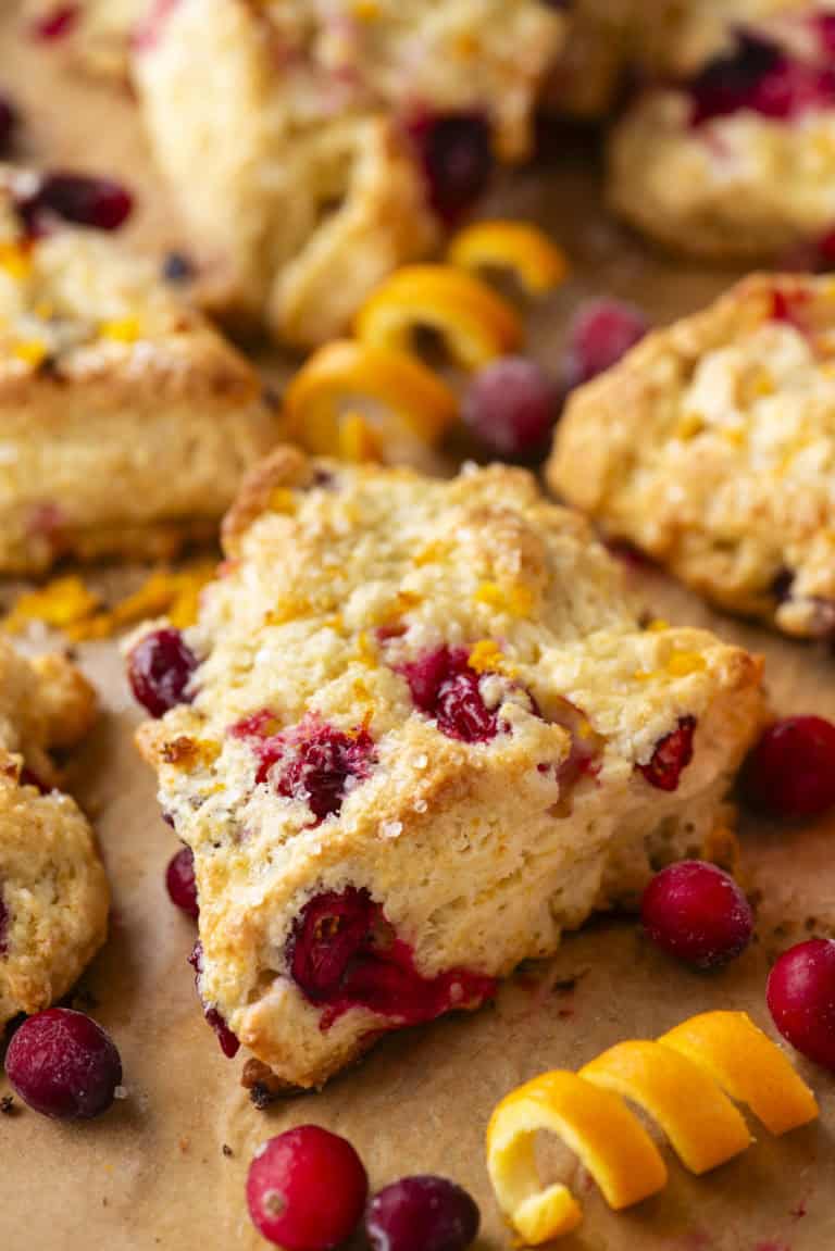 Orange Cranberry Scone Recipe - The First Year