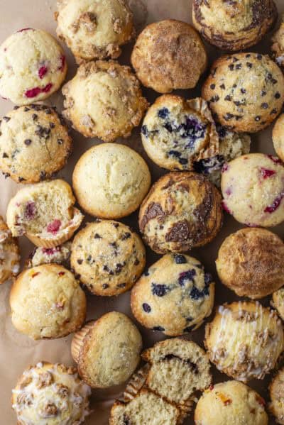 Homemade Muffins Recipe (+ secrets to getting Bakery Style Muffins)